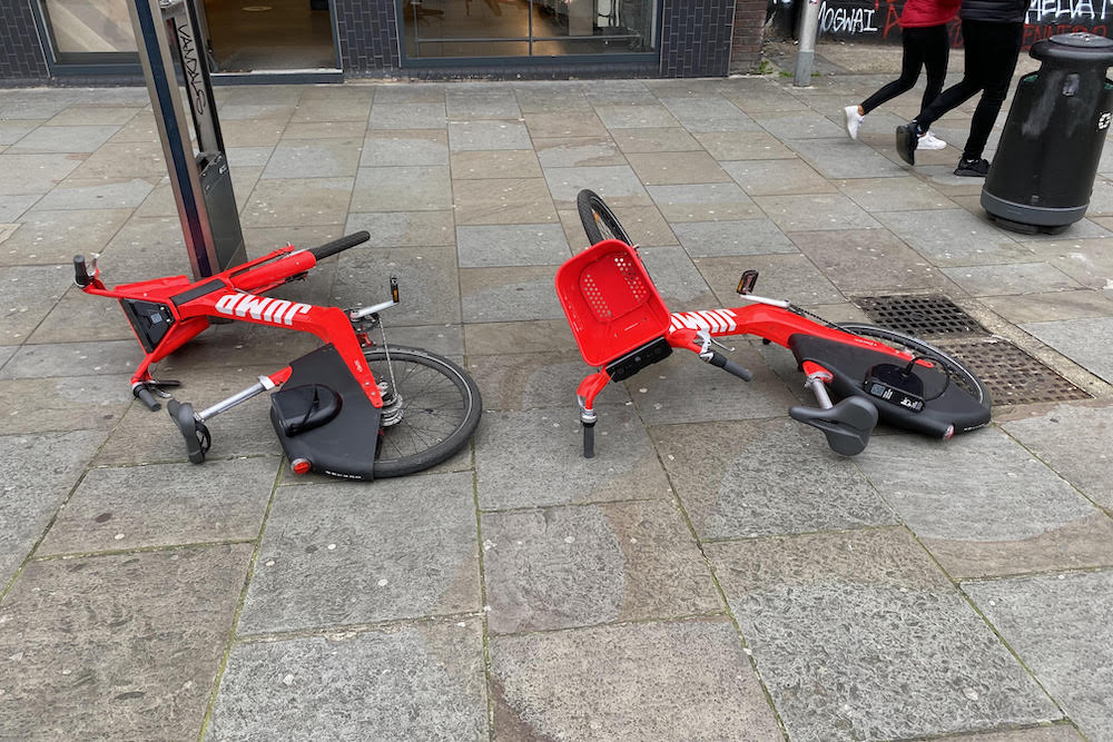 Bike backfire